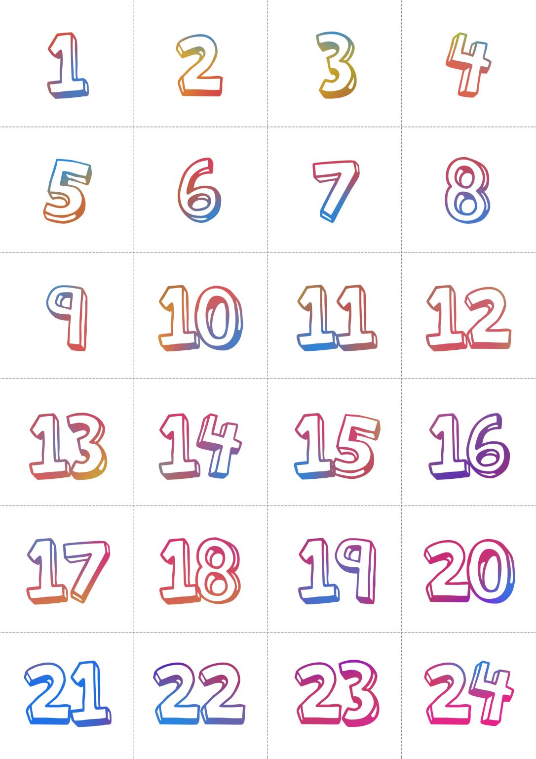 Cool Große Zahlen Ausdrucken Zahlen Ausdrucken Vorlagen ...